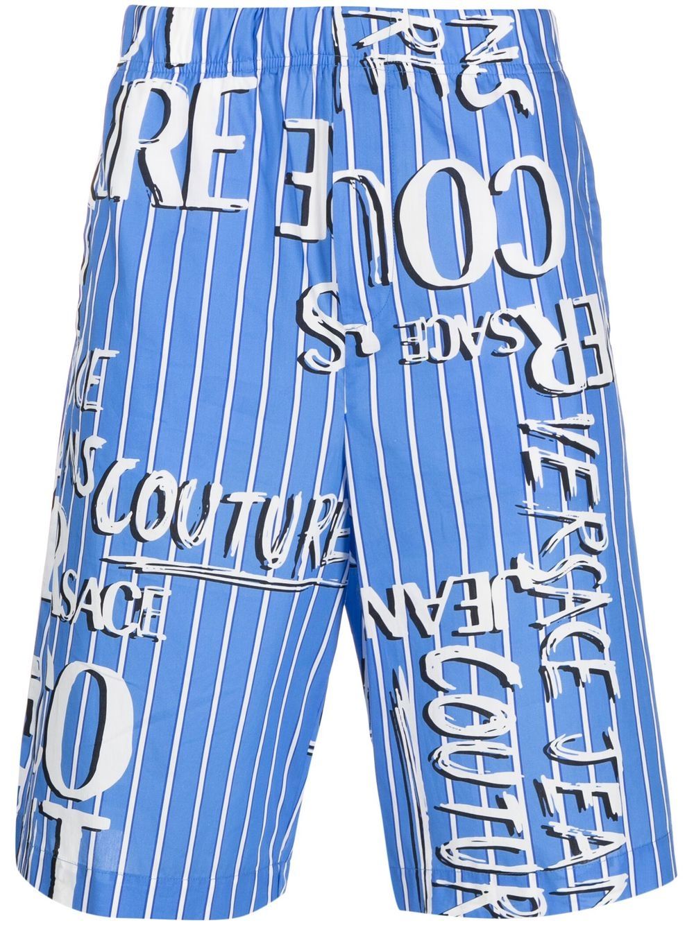 VERSACE Versace Jeans Couture Logo-Print Shorts