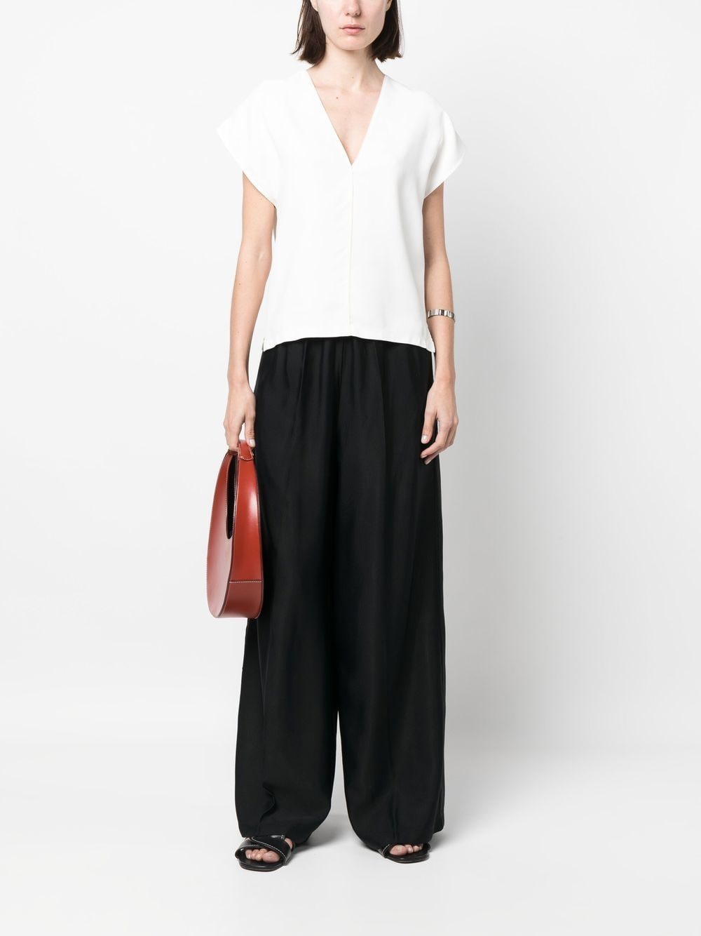 FORTE_FORTE Forte Forte side slit detail blouse