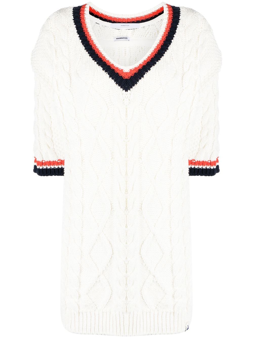 CHLOÉ Pointelle wool and cashmere miniskirt