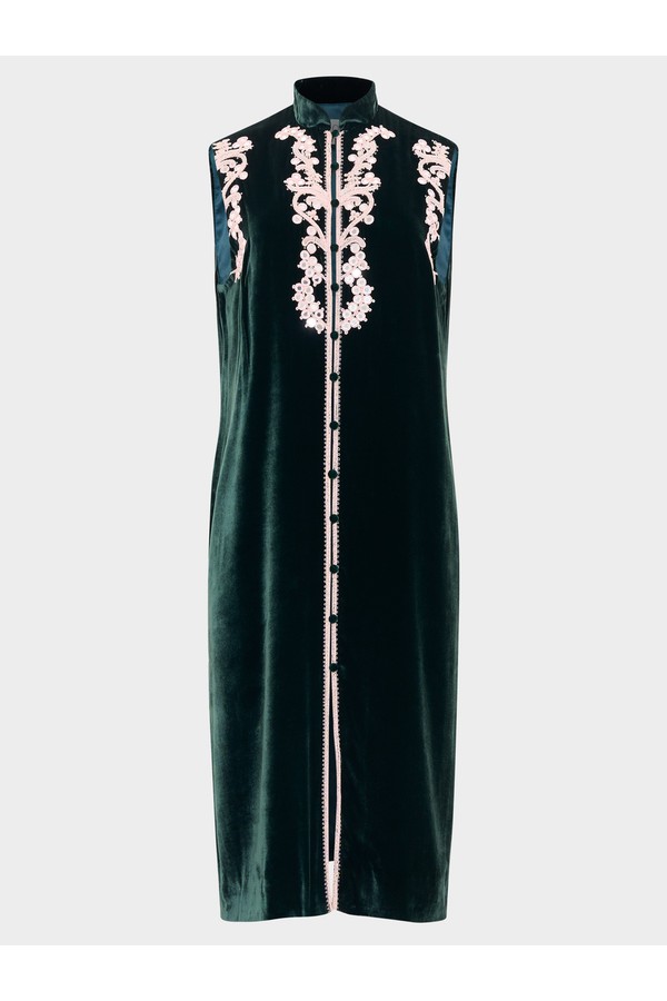 Saloni Amari Robe In Green - 52% Off | Editorialist