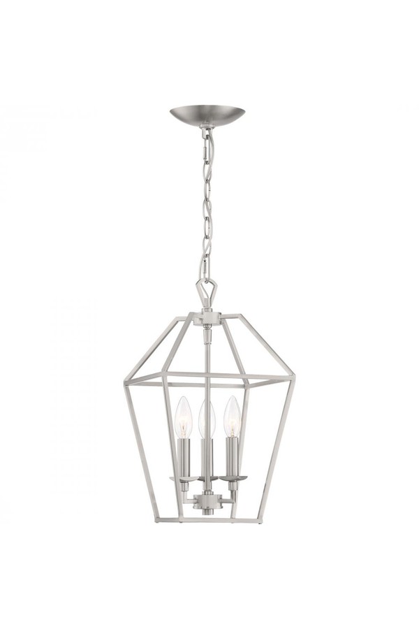 Lighting Reimagined Aviary Pendant, 3-Light, Brushed Nickel, 17h Avy5203bn Thuz In Red - 47% Off ...