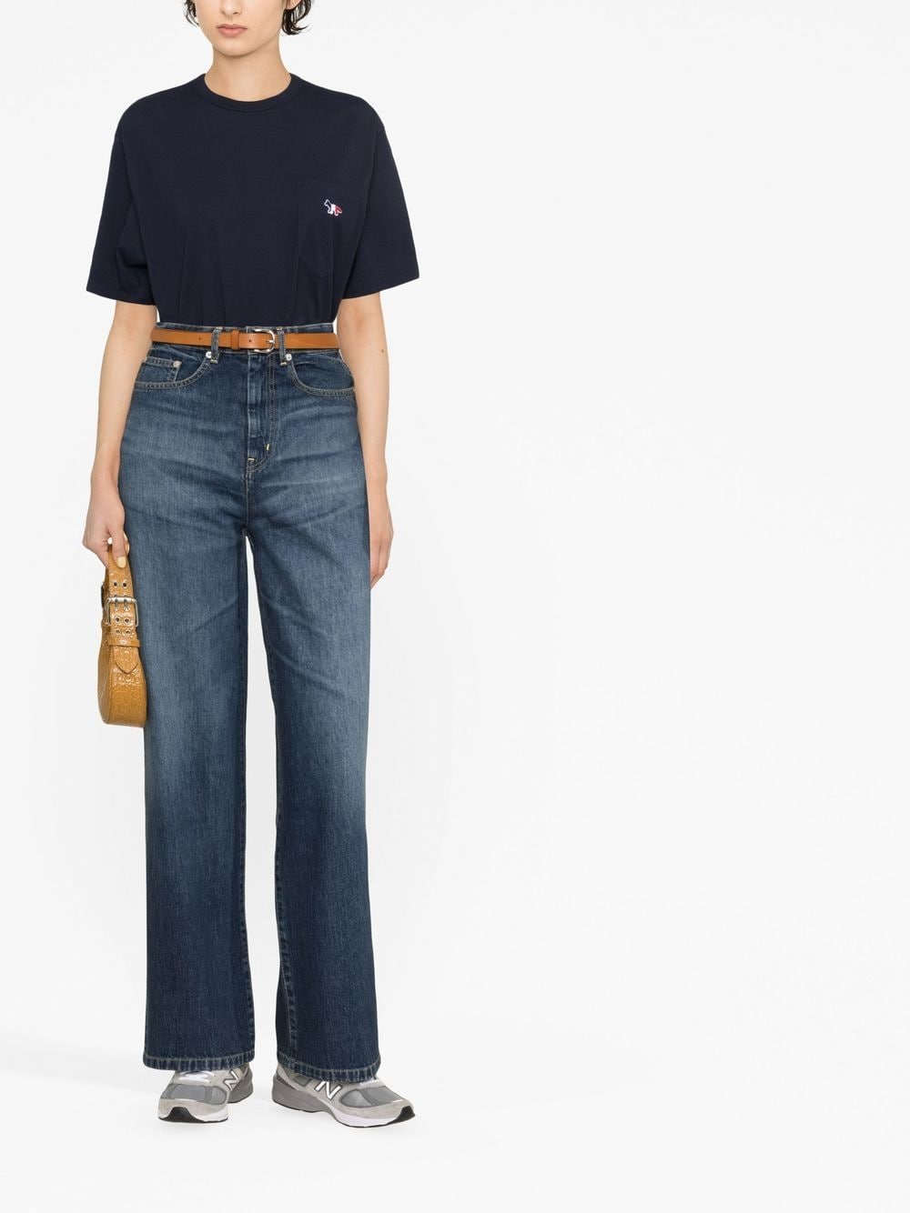 KENZO High-Waisted Straight-Leg Jeans