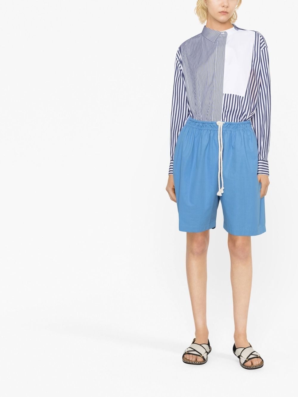 JIL SANDER Jil Sander Drawstring-Waist Cotton Shorts