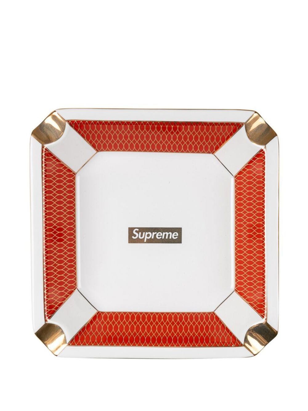 Supreme Small Ceramic Ashtray - White | Editorialist