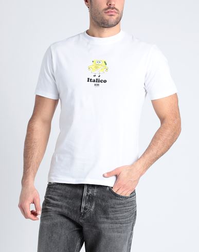 GCDS man t-shirt white size s cotton