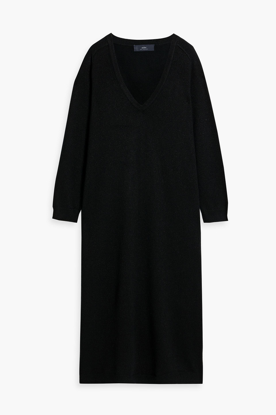 Arch4 Katelyn Cashmere Midi Dress In Black - 70% Off | Editorialist