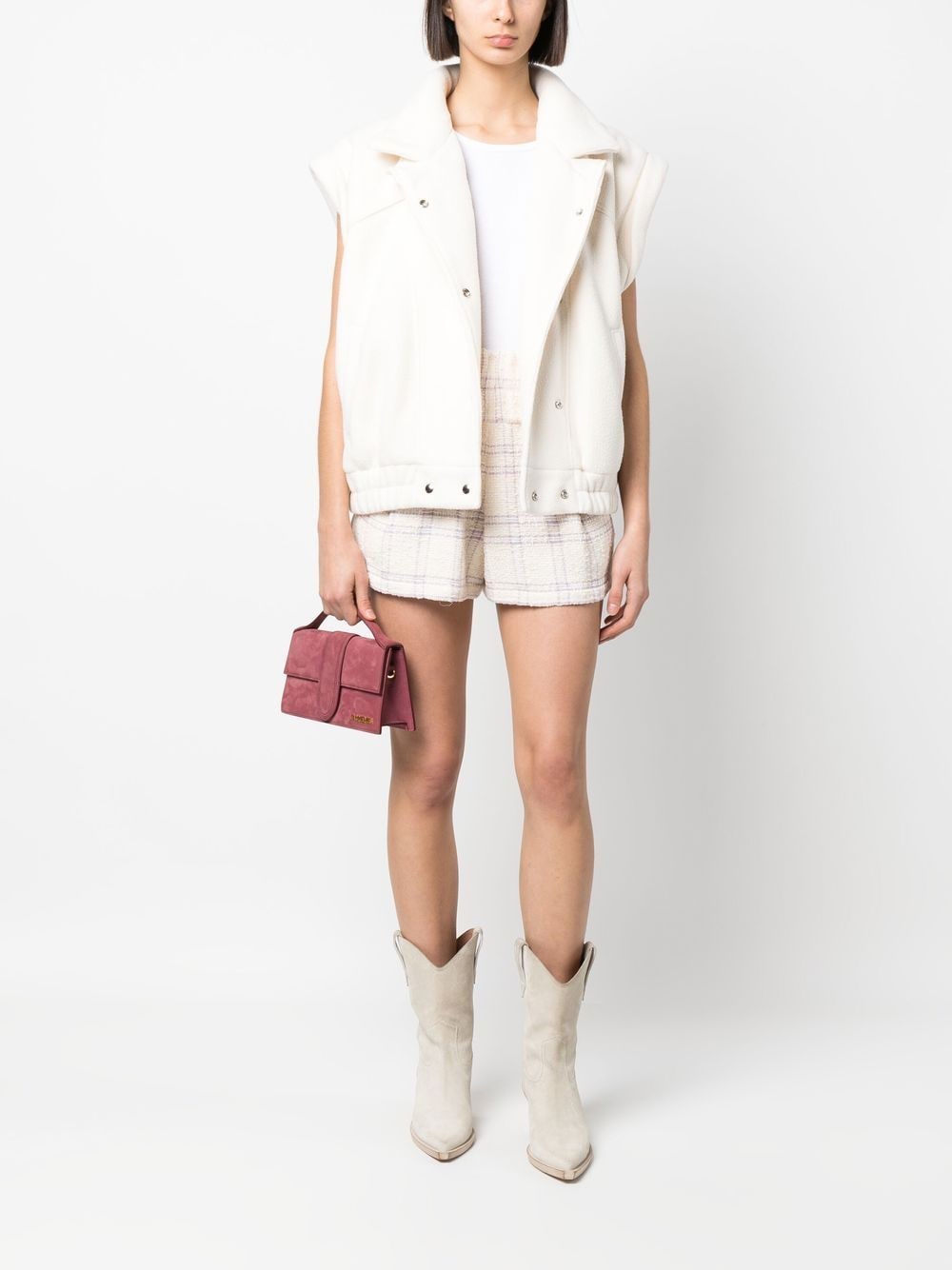 IRO PARIS IRO High-Waist Tweed Shorts