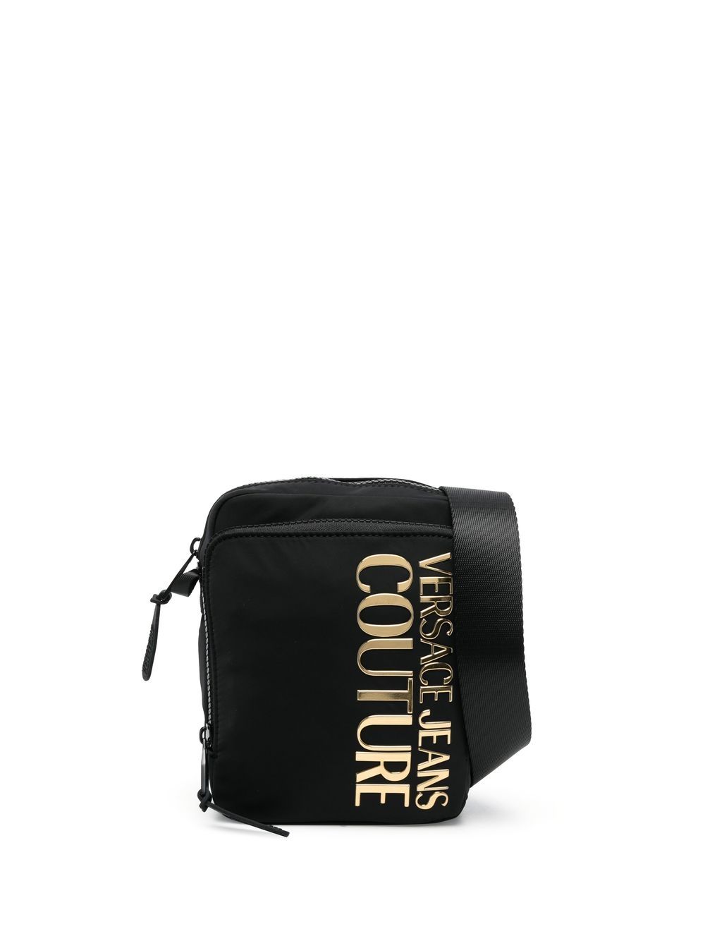 VERSACE Logo-Plaque Detail Messenger Bag