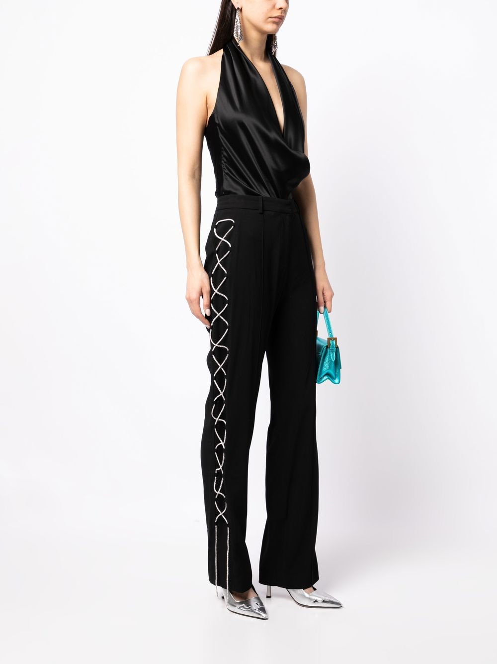 GIUSEPPE DI MORABITO Giuseppe Di Morabito Lace-Up Trousers