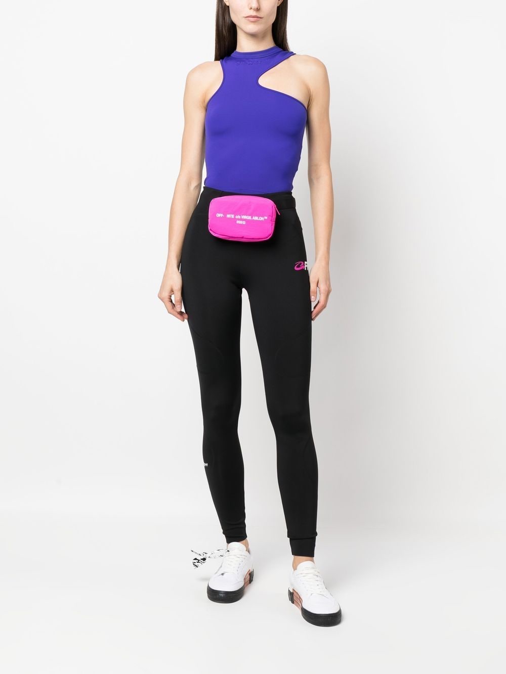 OFF-WHITE for run detachable-pouch leggings