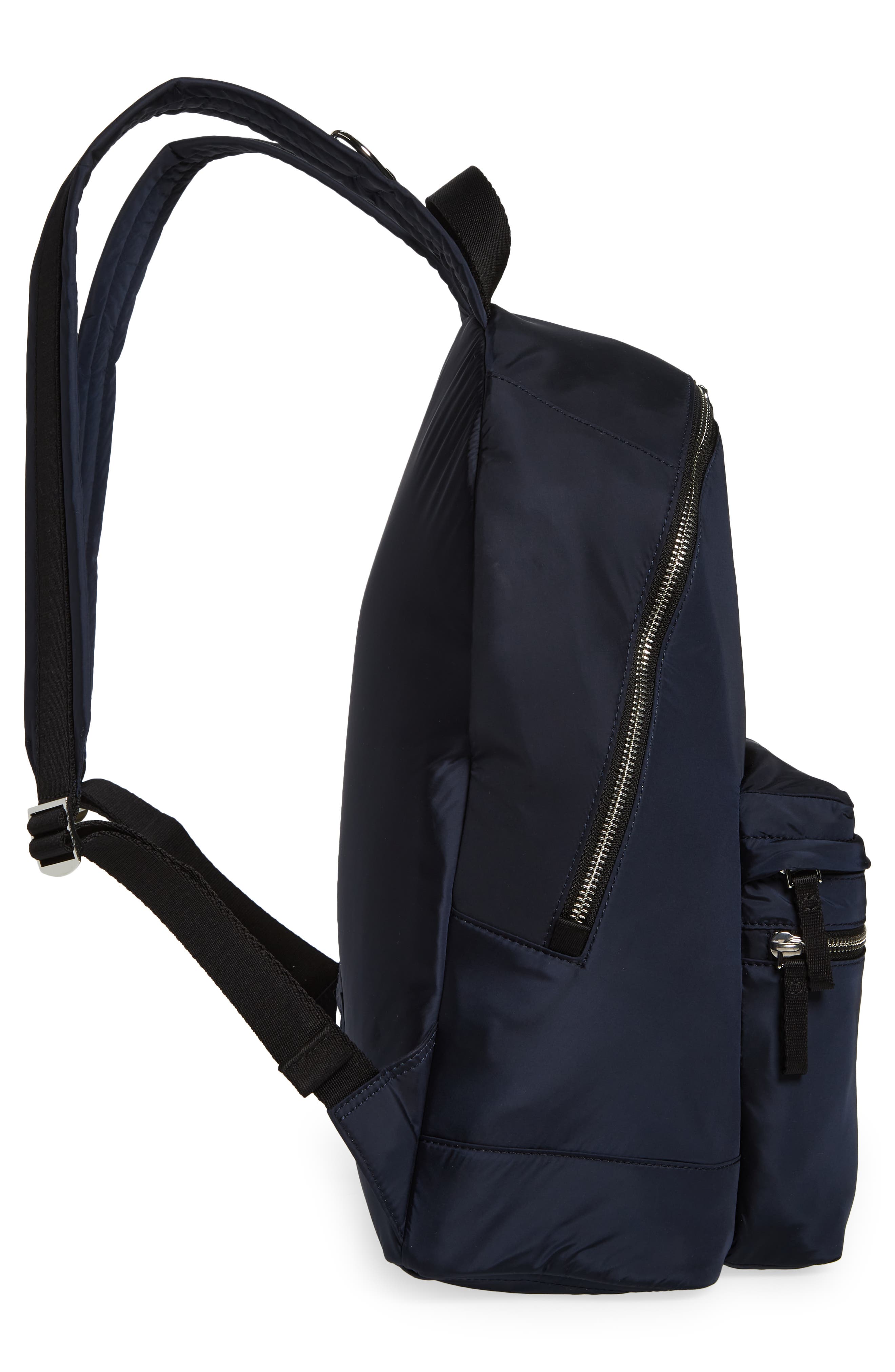 WE-ARE4 Packed Nylon Backpack WE-AR4 The Packed Nylon Backpack in Black | Smart Closet main image 3