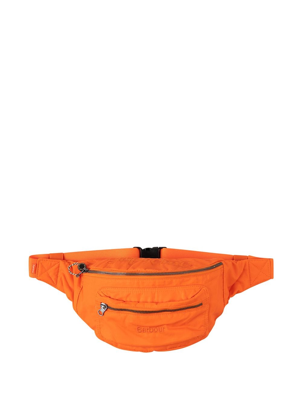 Supreme Barbour Waxed Cotton Waist Bag - Orange | Editorialist