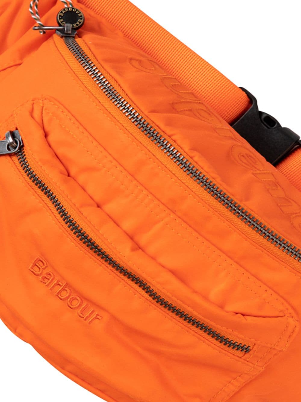 Supreme X Barbour Waxed Cotton Belt Bag - Orange | Editorialist