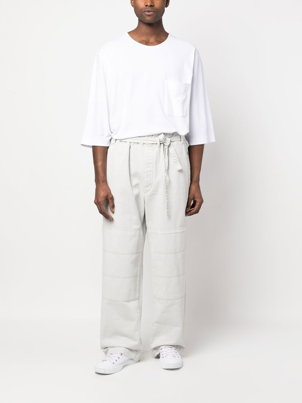 LEMAIRE Belted Wide-Leg Trousers