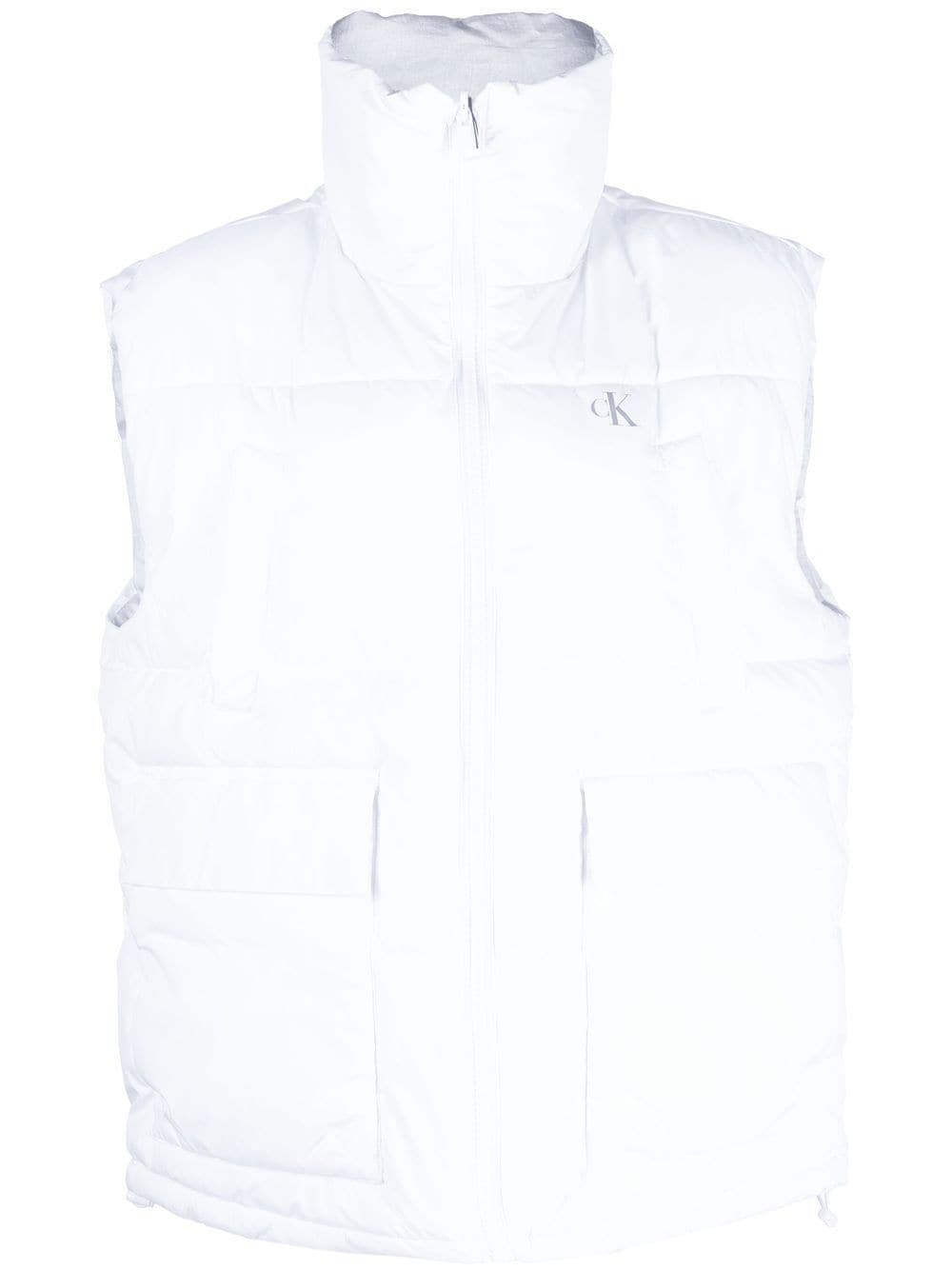 CALVIN KLEIN Calvin Klein Jeans Logo-Print Padded Gilet