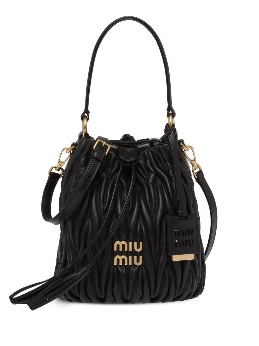 Miu Miu Bucket Bag - Black | Editorialist