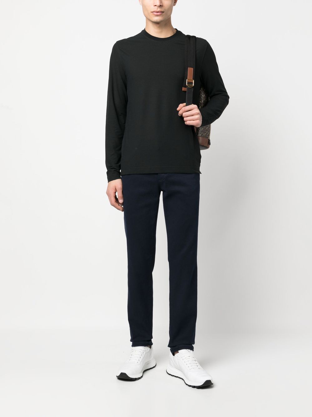 ZANONE long-sleeved cotton t-shirt