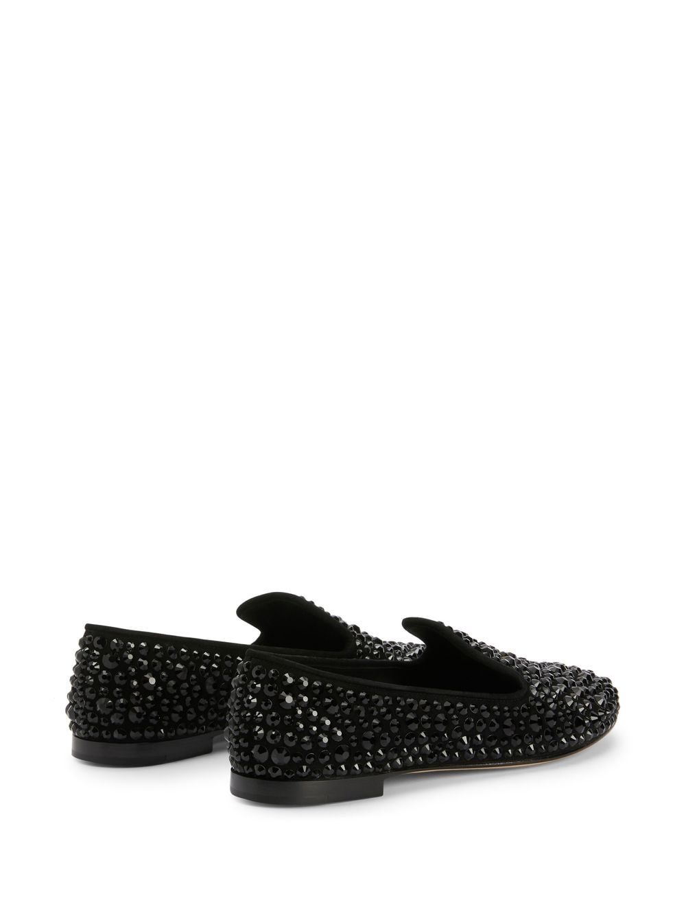 Giuseppe Zanotti Black Studded Loafers 30945419_60403320_600.jpg main image 3