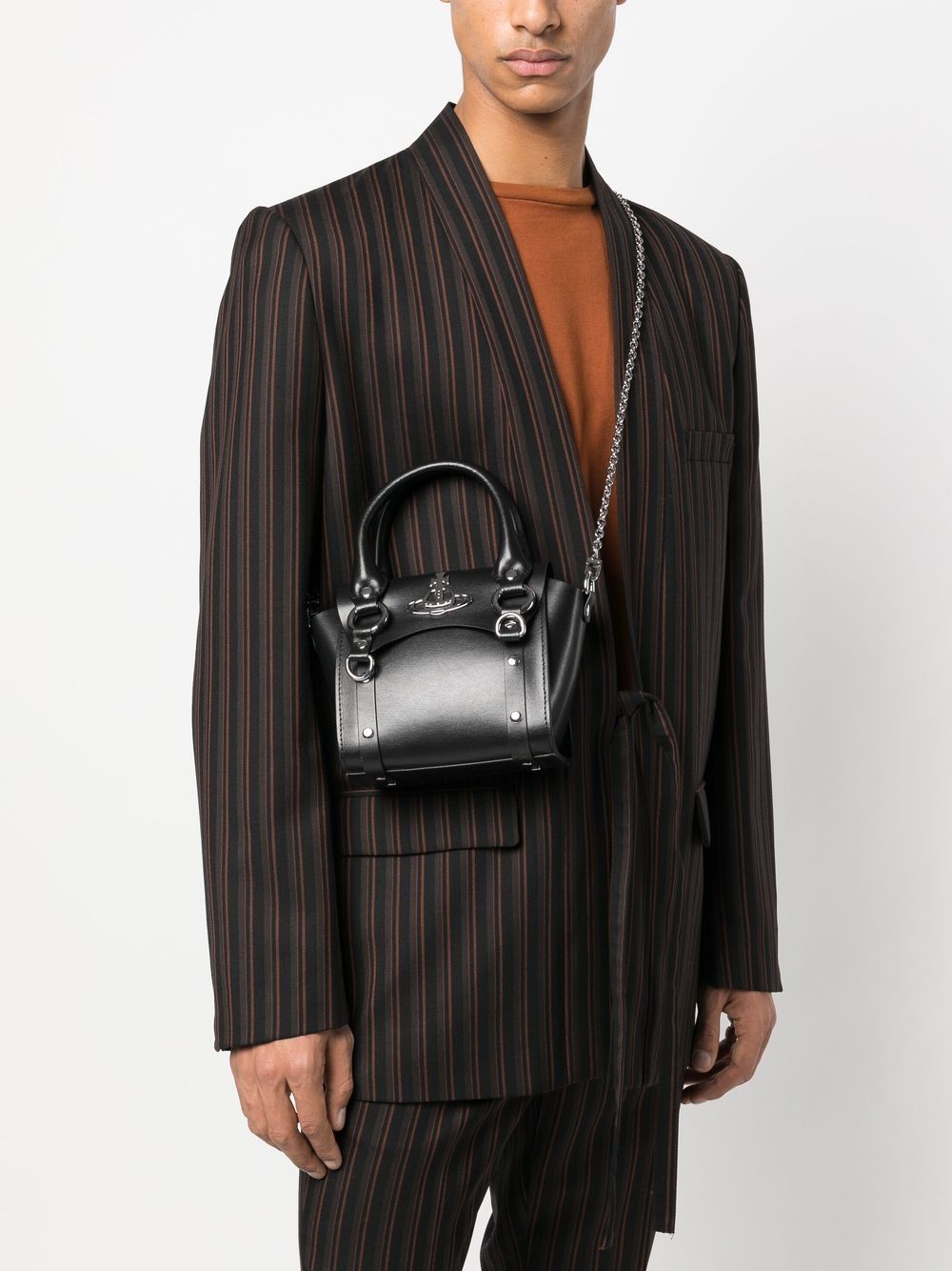 Vivienne Westwood Betty Mini Tote In Black - 11% Off | Editorialist