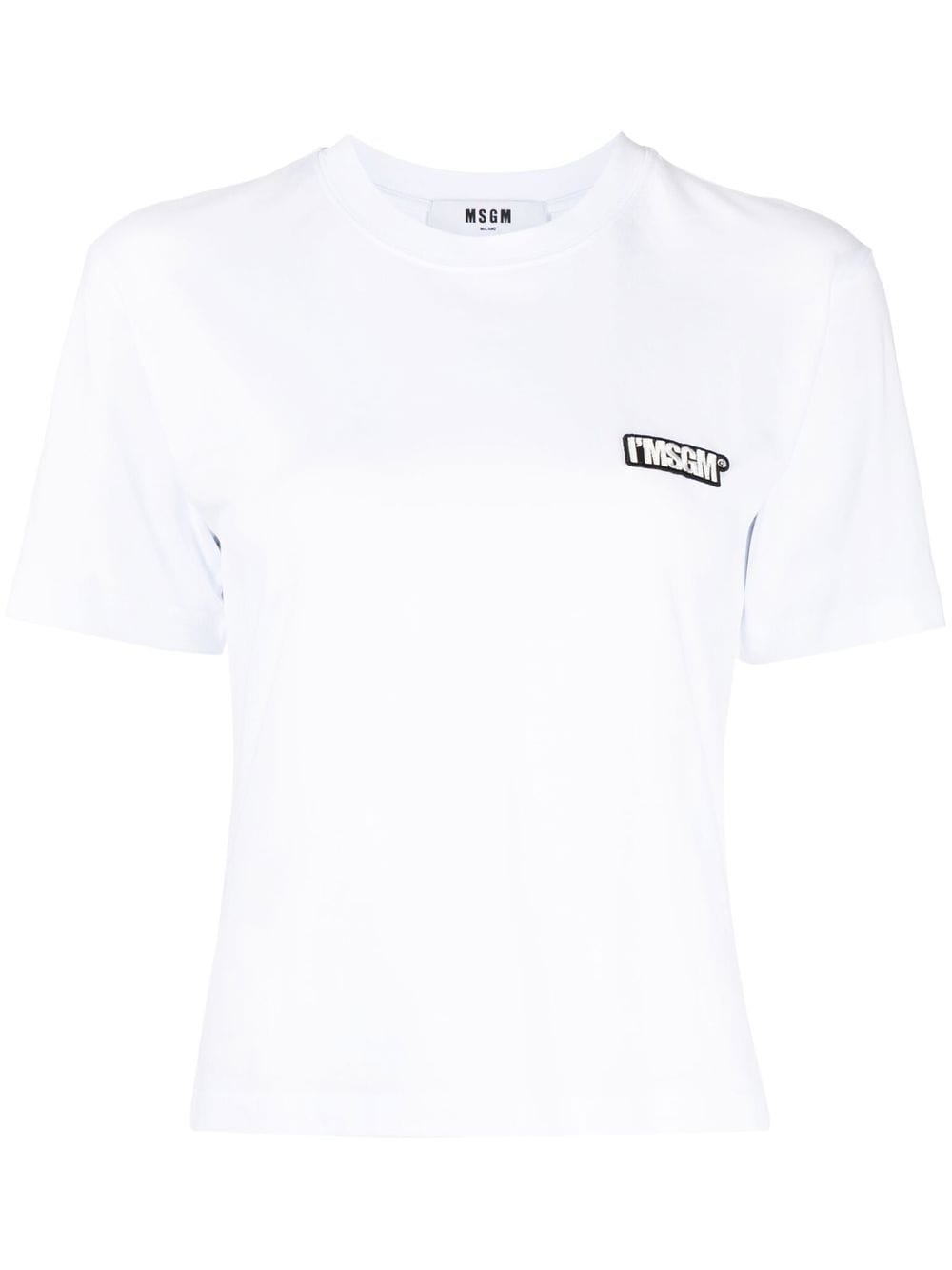 MSGM Logo-Patch T-Shirt