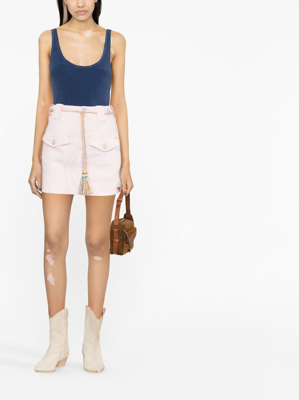 ZIMMERMANN High Tide Scoop-Neck Bodysuit