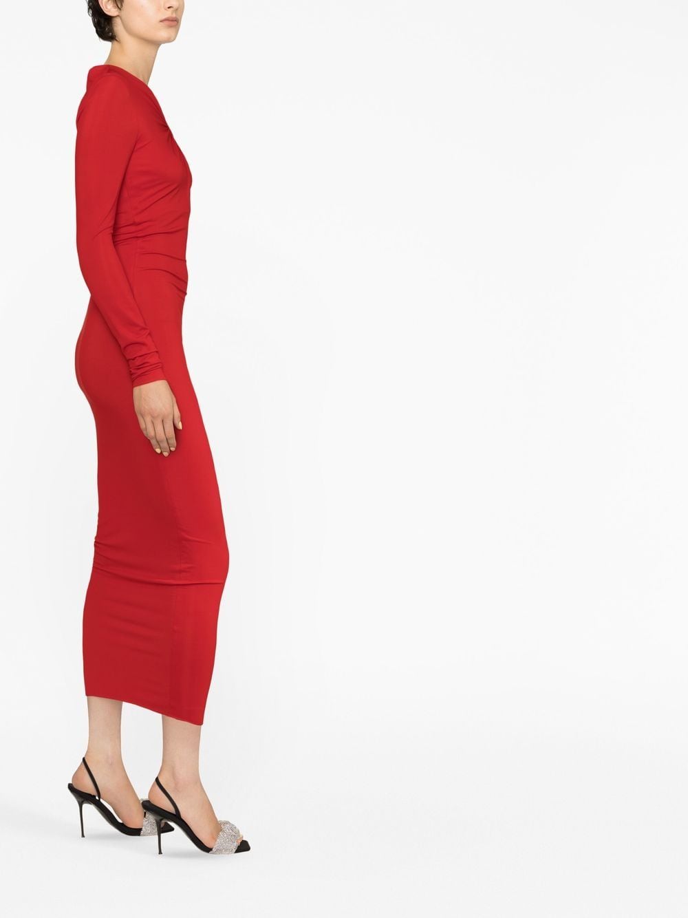 ALEXANDRE VAUTHIER Alexandre Vauthier Cut-Out Midi Dress