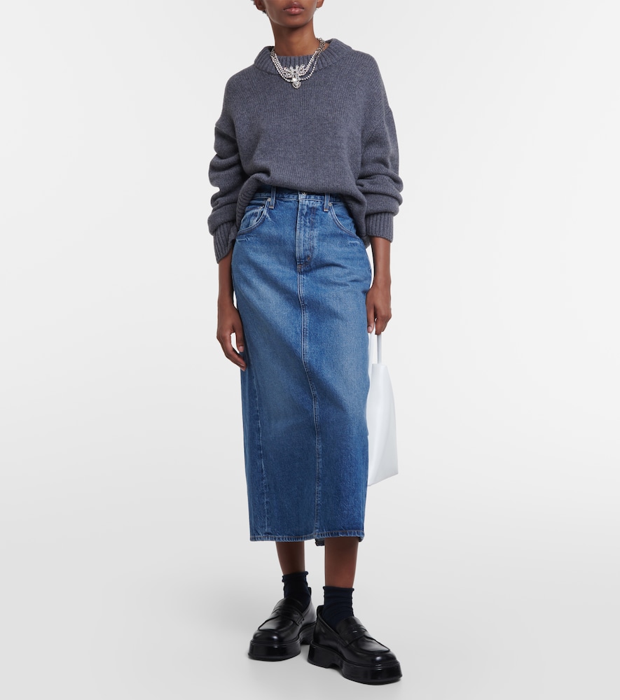 CITIZENS OF HUMANITY Citizens of Humanity Peri Denim Maxi Skirt