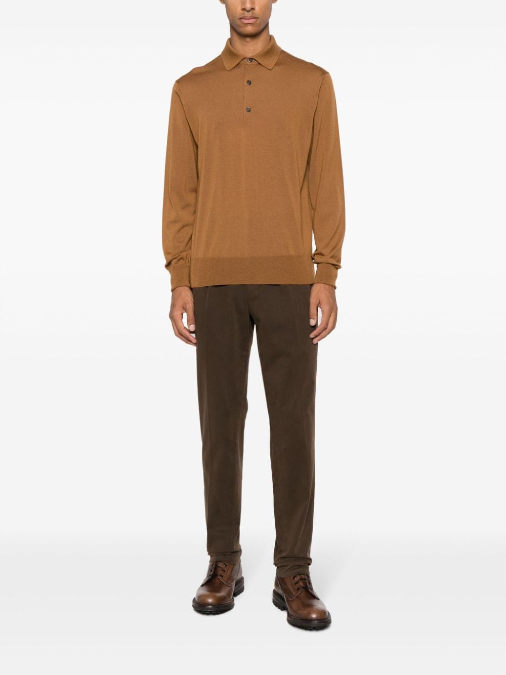 PESERICO Peserico waist-tab cotton trousers