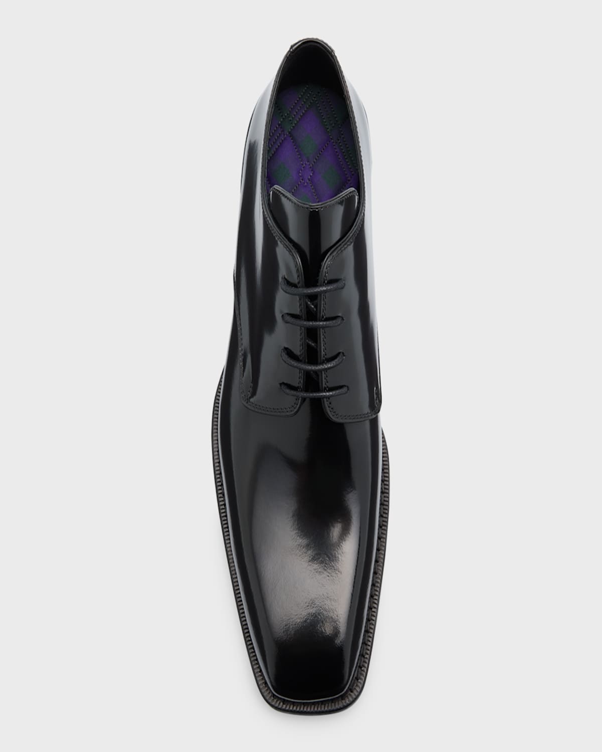 Burberry Bloomsbury Leather Derby Shoes - Black | Editorialist display picture 2