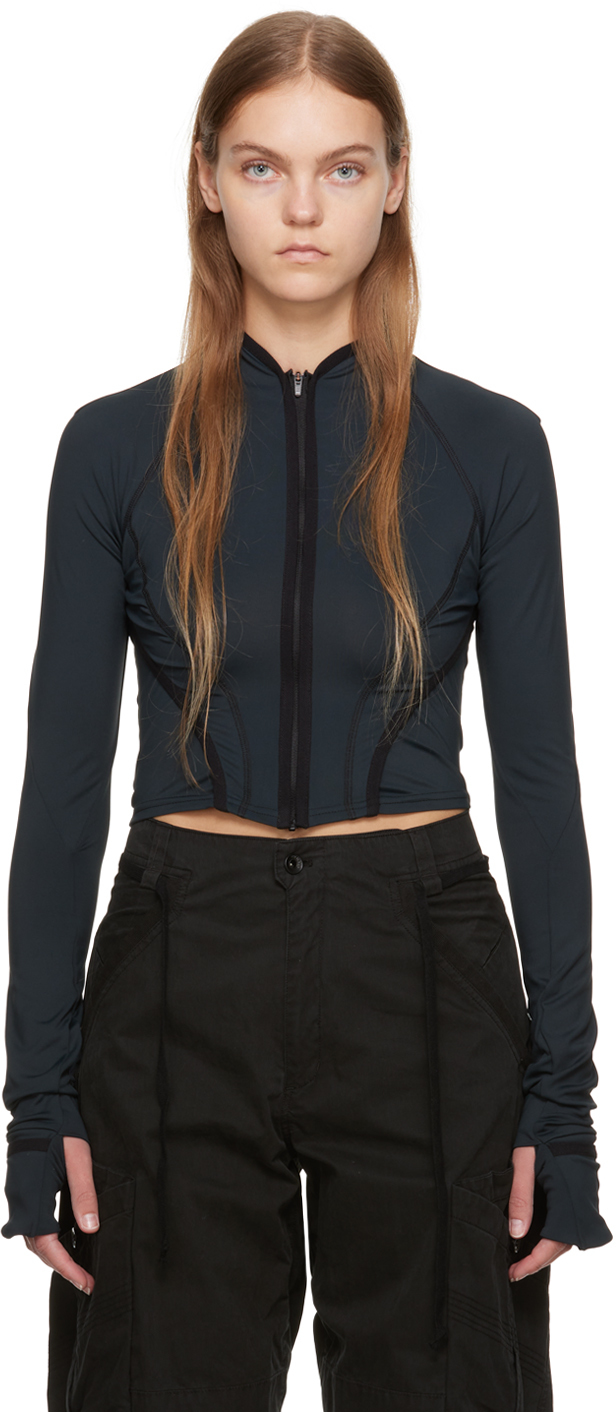 Hyein Seo Slashed Long Sleeve T-Shirt In Black - 63% Off