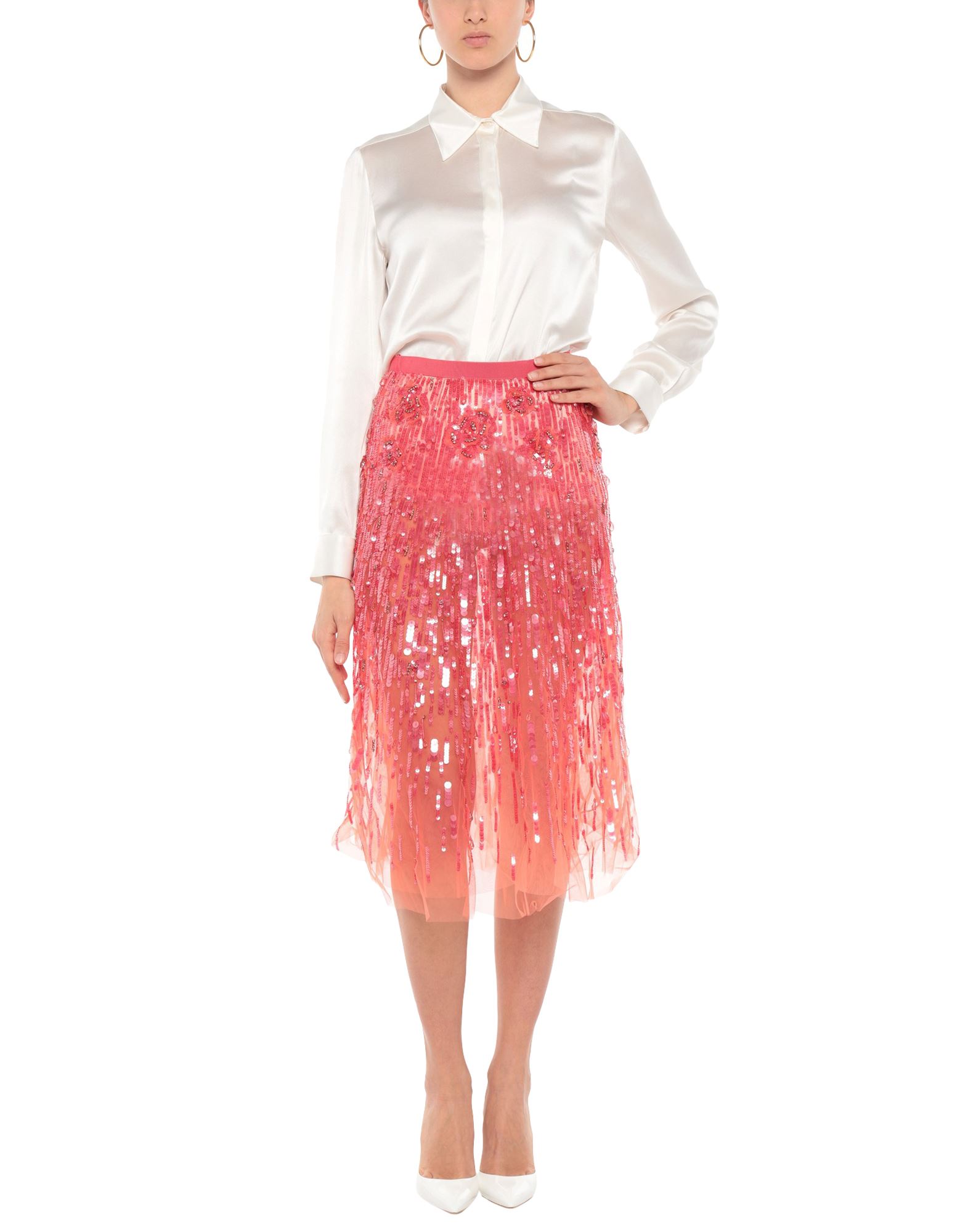 ELISABETTA FRANCHI Midi Skirt with Sequins