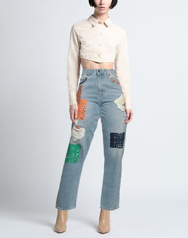 ALANUI Straight-Leg Jeans with Appliqués