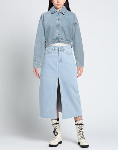 MAJE Denim Jacket with Appliqués