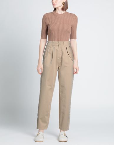 TWINSET Twinset Straight-Leg Gabardine Pants