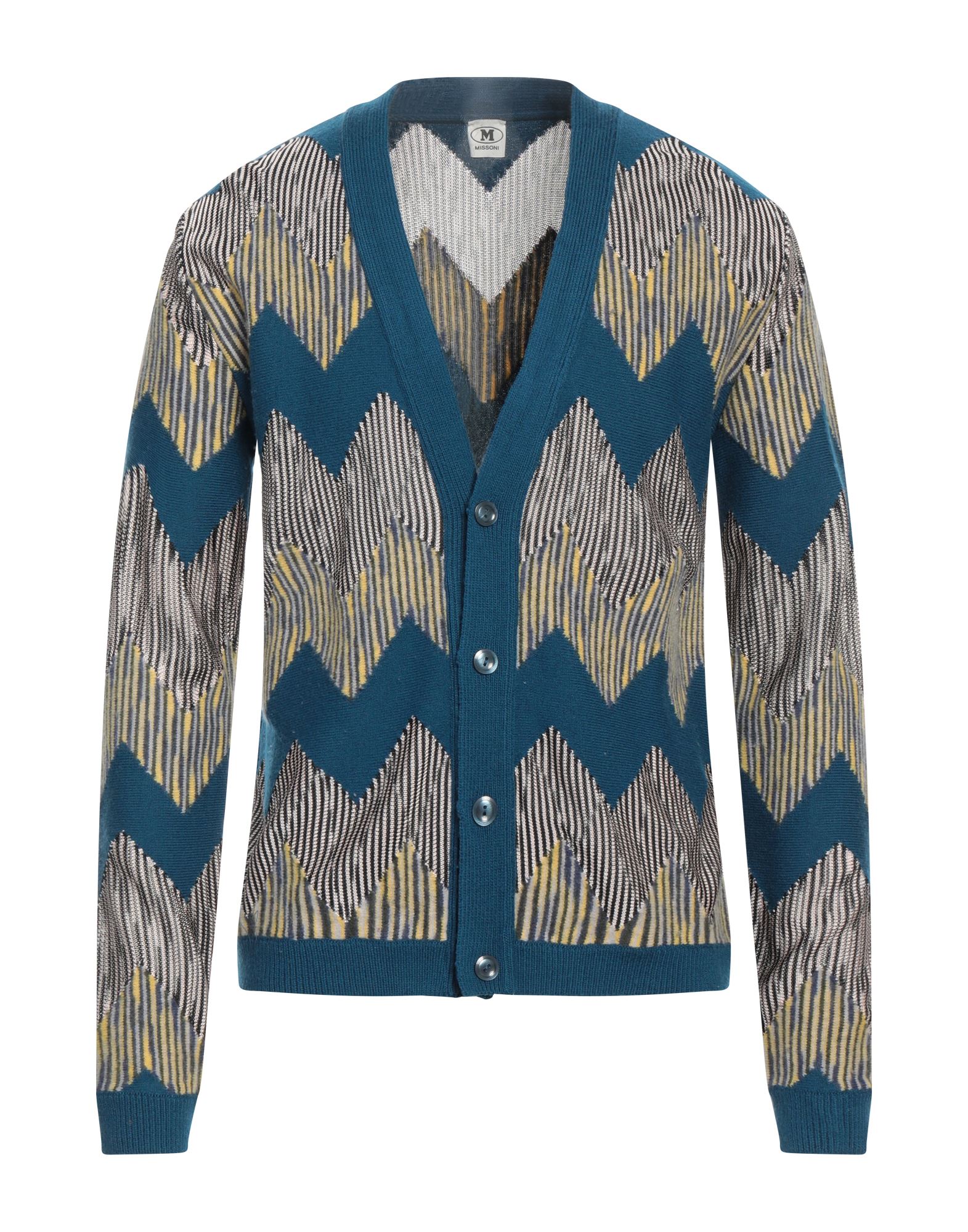 Missoni Knit Cardigan In Blue 63% Off Editorialist