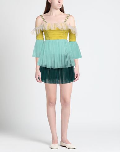 ELISABETTA FRANCHI Elisabetta Franchi Tulle Mini Dress - Multicolor