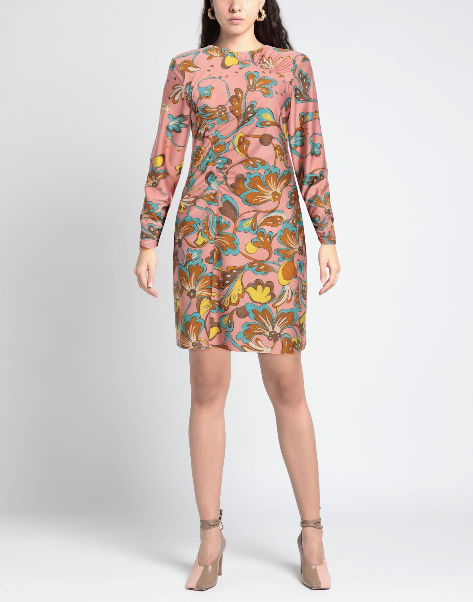 MALÌPARMI MALÌPARMI Printed Long Sleeve Mini Dress