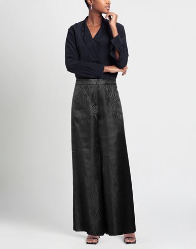 PINKO PINKO Jacquard Satin Finished High Waisted Flared Leg Trousers
