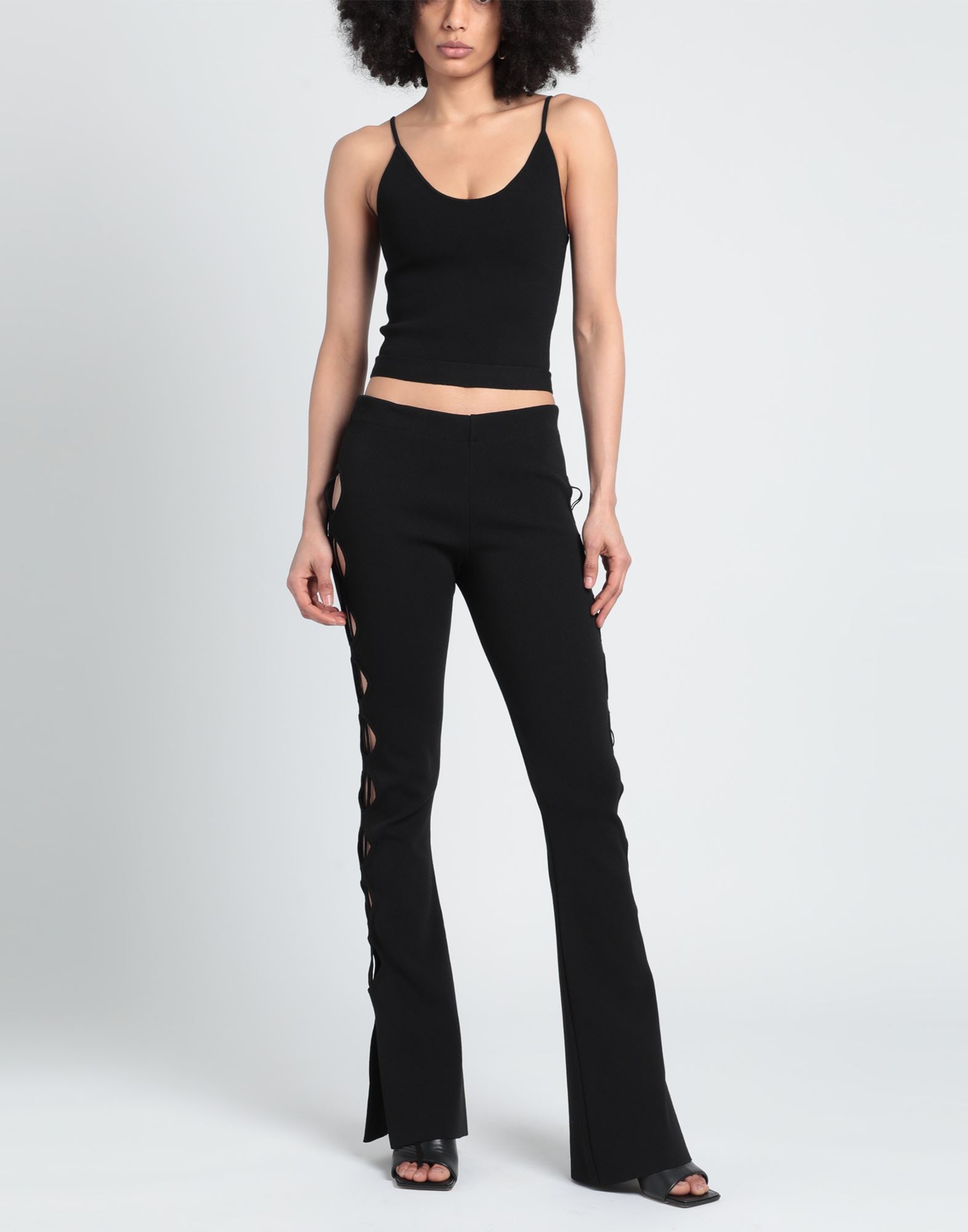 ANDREADAMO ANDREĀDAMO Flared Knit Pants