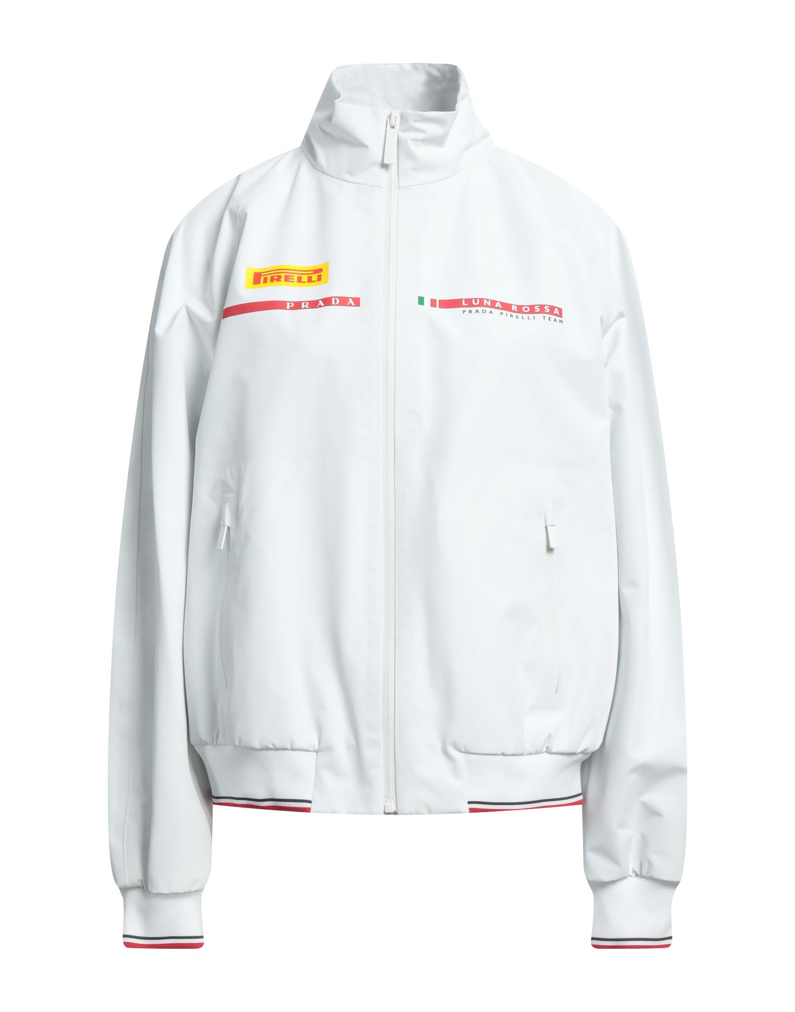 Prada Luna Rossa Jacket Size Polyester In White - 68% Off Prada Luna Rossa Jacket Size Polyester In White - 68% Off
