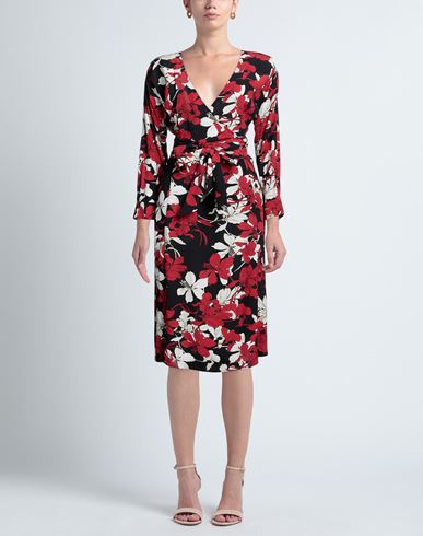 PINKO PINKO Floral-Print Midi Wrap Dress