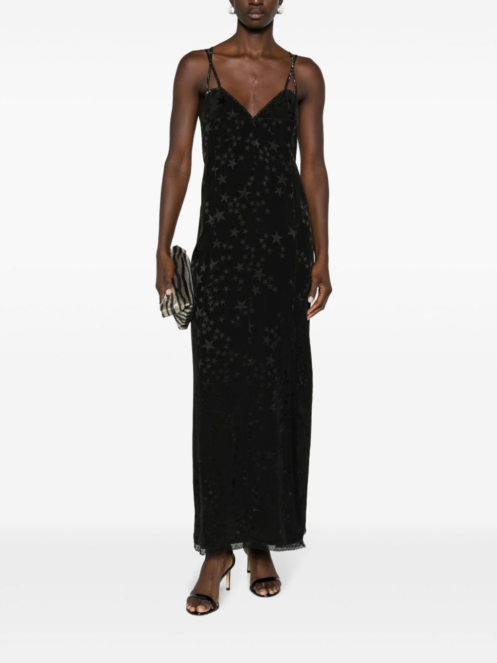 ZADIG&VOLTAIRE Zadig&Voltaire Rohal Star-Jacquard Silk Dress