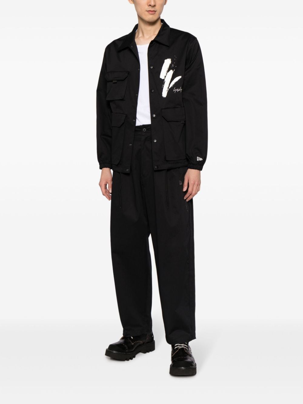 YOHJI YAMAMOTO Yohji Yamamoto x New Era Pleat-Detail Trousers