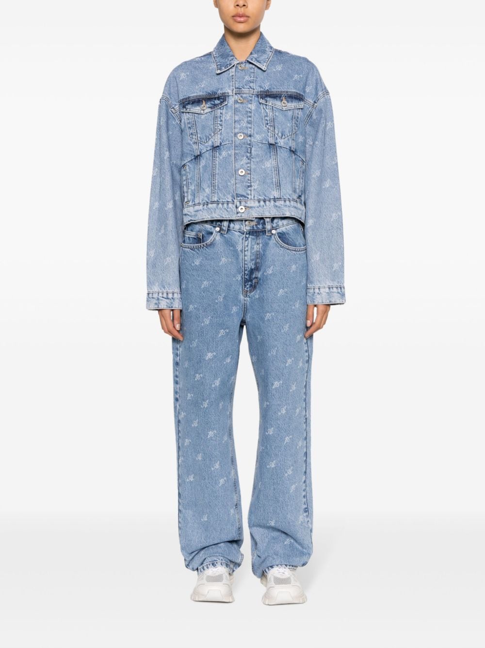 AXEL ARIGATO Axel Arigato Signature Rome Cropped Denim Jacket