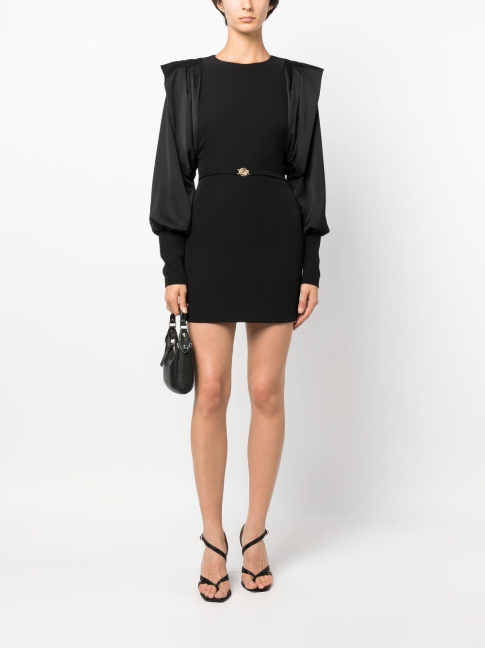 JUST CAVALLI Just Cavalli Draped-Sleeve Mini Dress