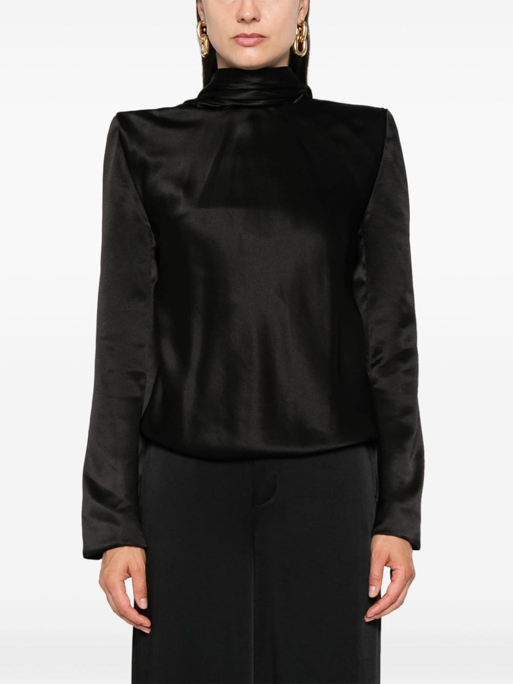 SAINT LAURENT Saint Laurent Draped Blouse