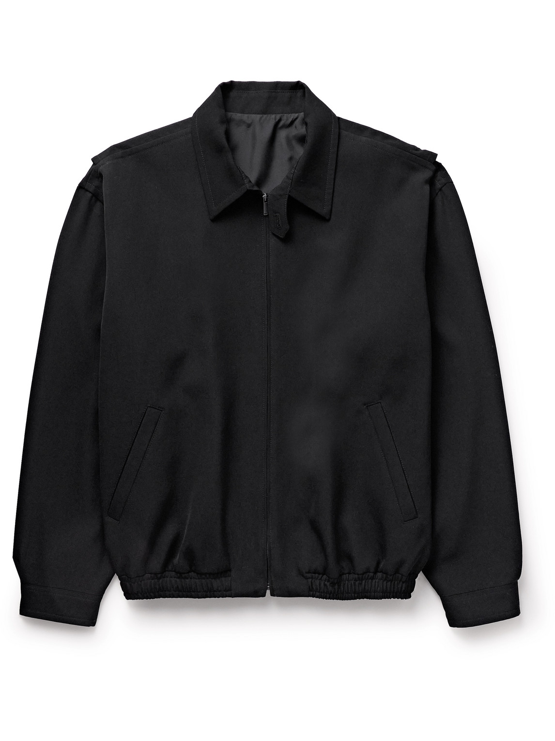 The Row Ronan Wool-Twill Blouson Jacket - Black | Editorialist