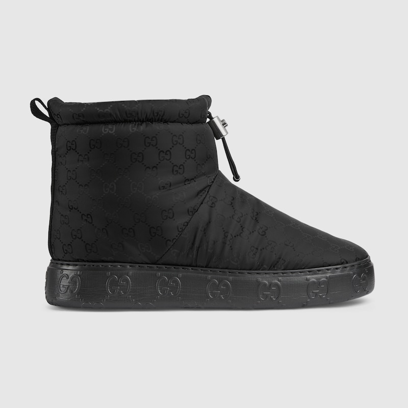 Gucci Gg Ankle Boot Nylon - Black | Editorialist display picture 1