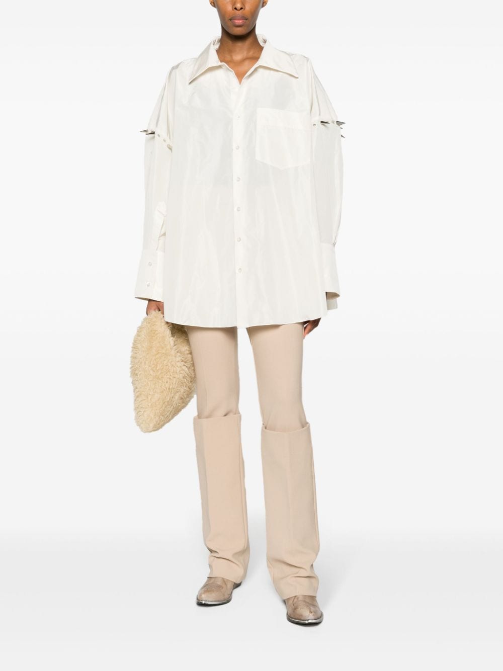 SPORTMAX Sportmax Layered Tapered-Leg Trousers