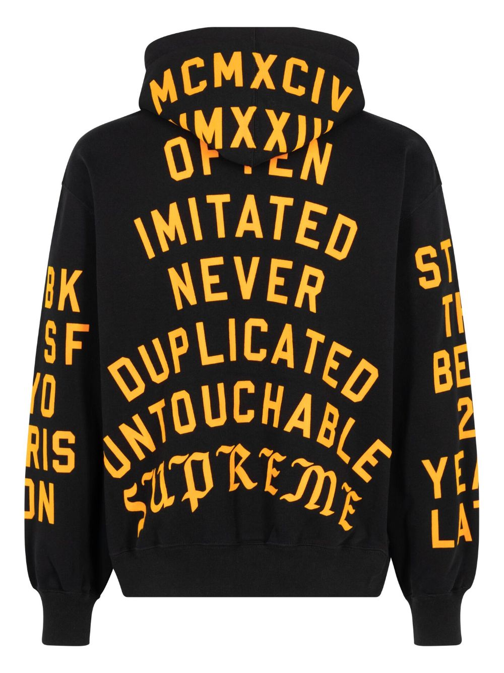 トップス Supreme Team Flocked Hooded Sweatshirt Supreme Team Flocked 